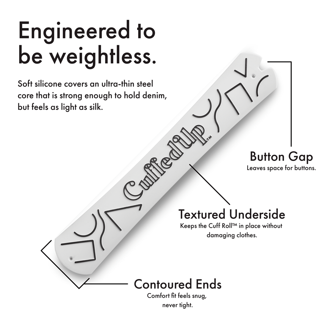 Keep sleeves rolled with CuffedUp